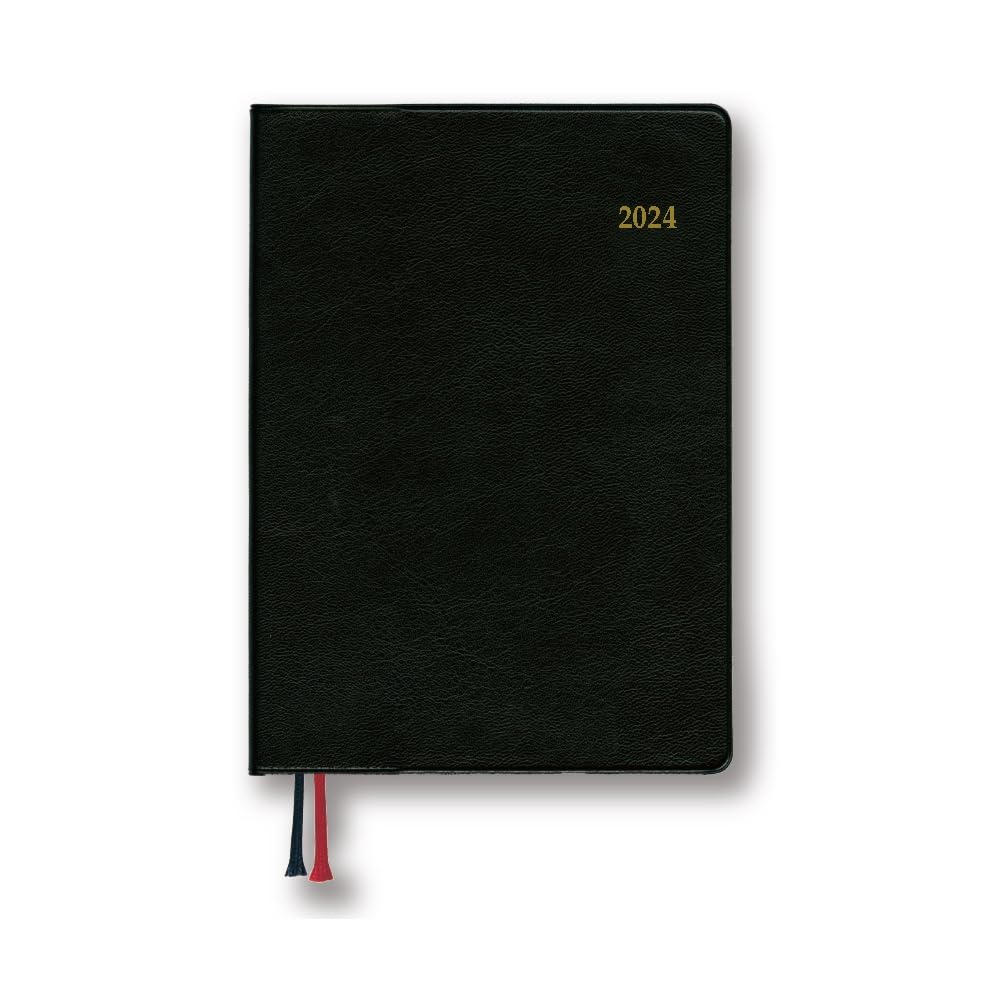 Daigo E2316 2024 Planner Appointment Weekly Vertical Black (Begins September 2023)