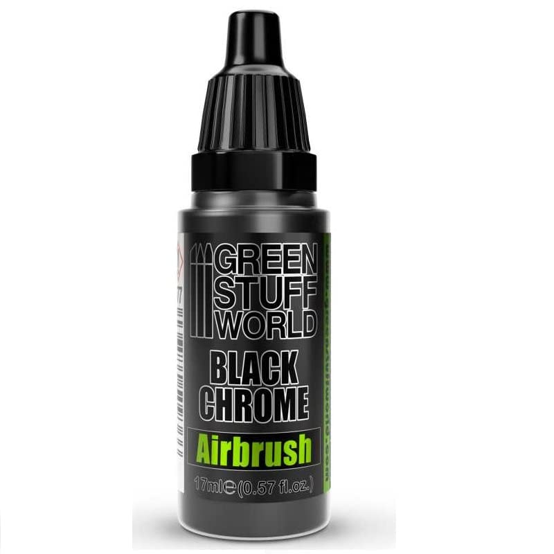 Green Stuff World for Models & Miniatures Black Chrome Paint - Airbrush 2577