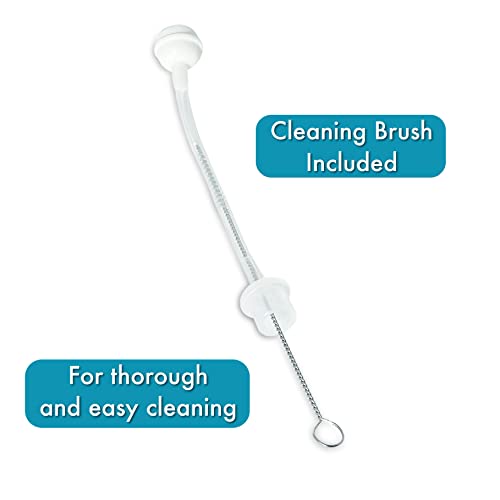 Sippy Cup Conversion Kit for Comotomo Baby Bottles | 2-Count | with Soft Silicone Sippy Spout Nipples, Weighted Any Angle Straw Ball, Bottle Handles and Straw Cleaning Brush (Sippy Spout, Green)