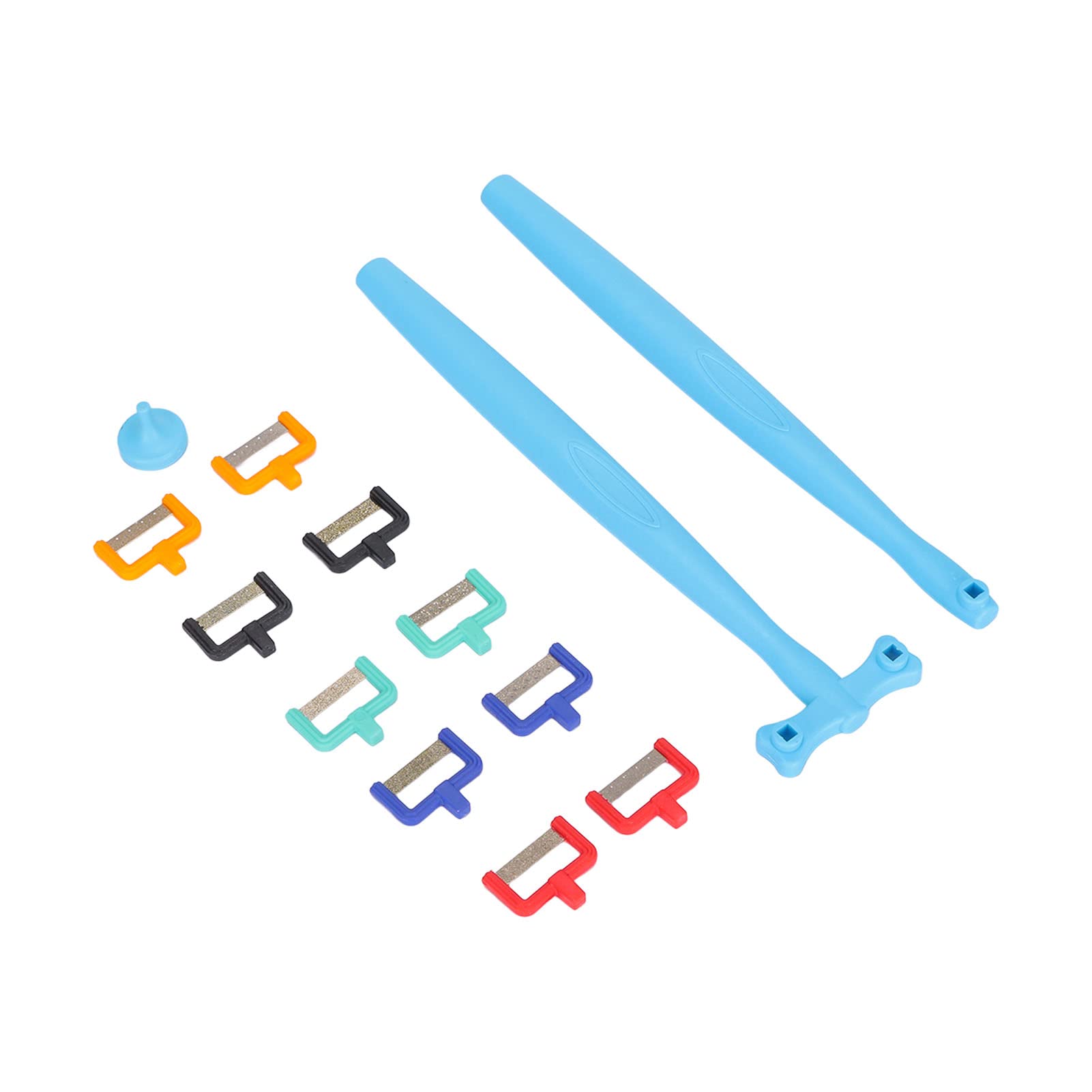 Enamel Reduction Strip, Ergonomic Interproximal Enamel Reduction Kit Dental for Dental Clinic