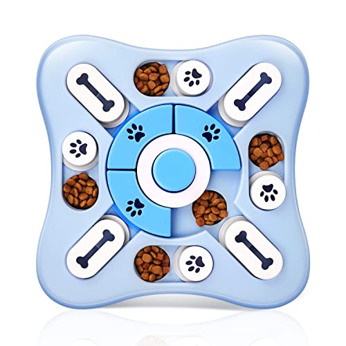 RETALPQ Dog Treat Puzzle, Food Puzzle Feeder Toys for IQ Training,Interactive Dog Toys, Mental Enrichment