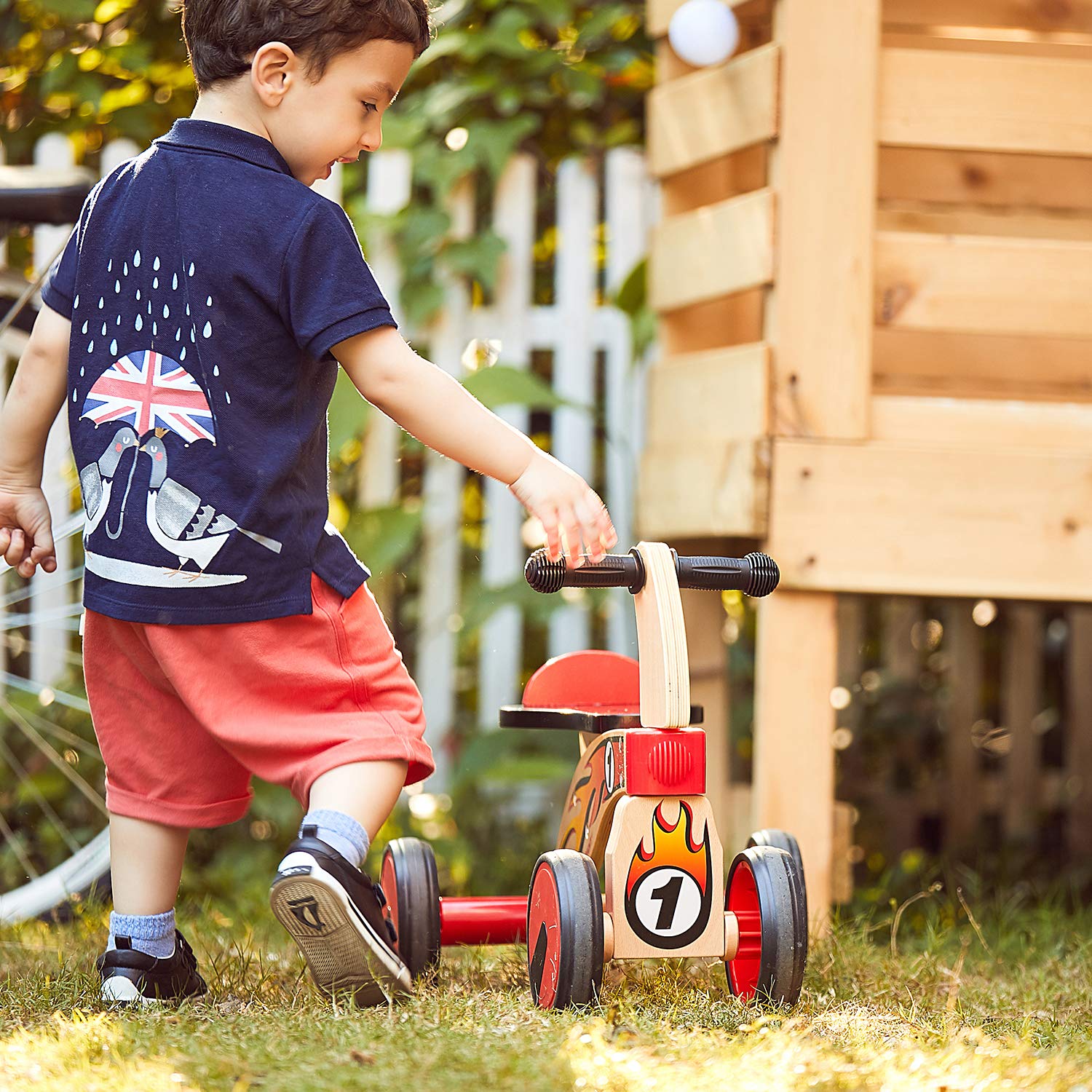 TOP BRIGHT Ride On Toys for 1 Year Old Boys and Girls, Baby Toys Scooter 1 Year Old