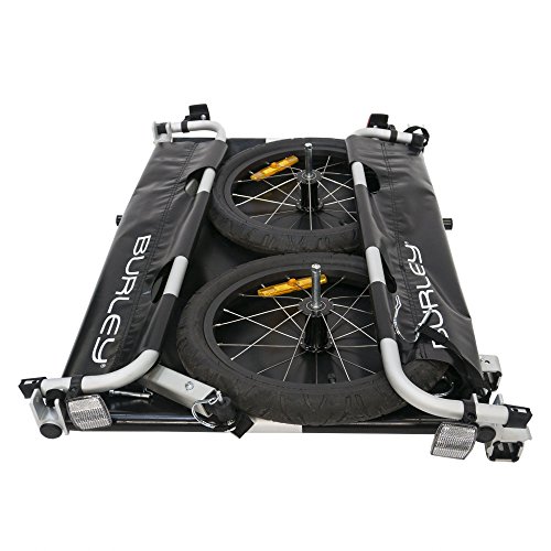 Burley Flatbed, Aluminum Utility Cargo Bike Trailer , Black