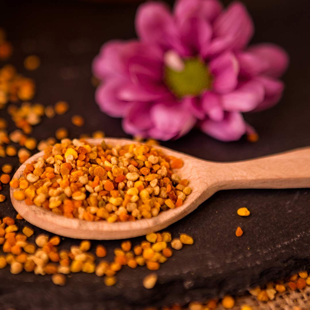 Civilized Coffee Premium Bee Pollen Granules Superfood for Smoothies & Toppings Jar (9 oz)
