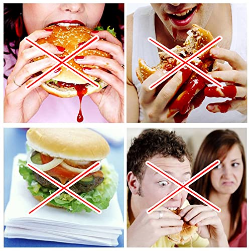 Retractable Reusable Hamburger Sandwich Burger Holders Fixed Box Clip Rack, Adjustable Hygienic Silicone Fixed French Fry Hamburger Sauce Ketchup Holder Container Boxes for Eating, 4 Pcs