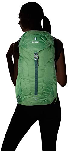 Deuter AC Lite 18 Men's 18 Liter Backpack with Lightweight Steel Frame and Ergonomical Straps | Hydration Compatible, Ventilated Back and Rain Cover for Day Hikes - Leaf