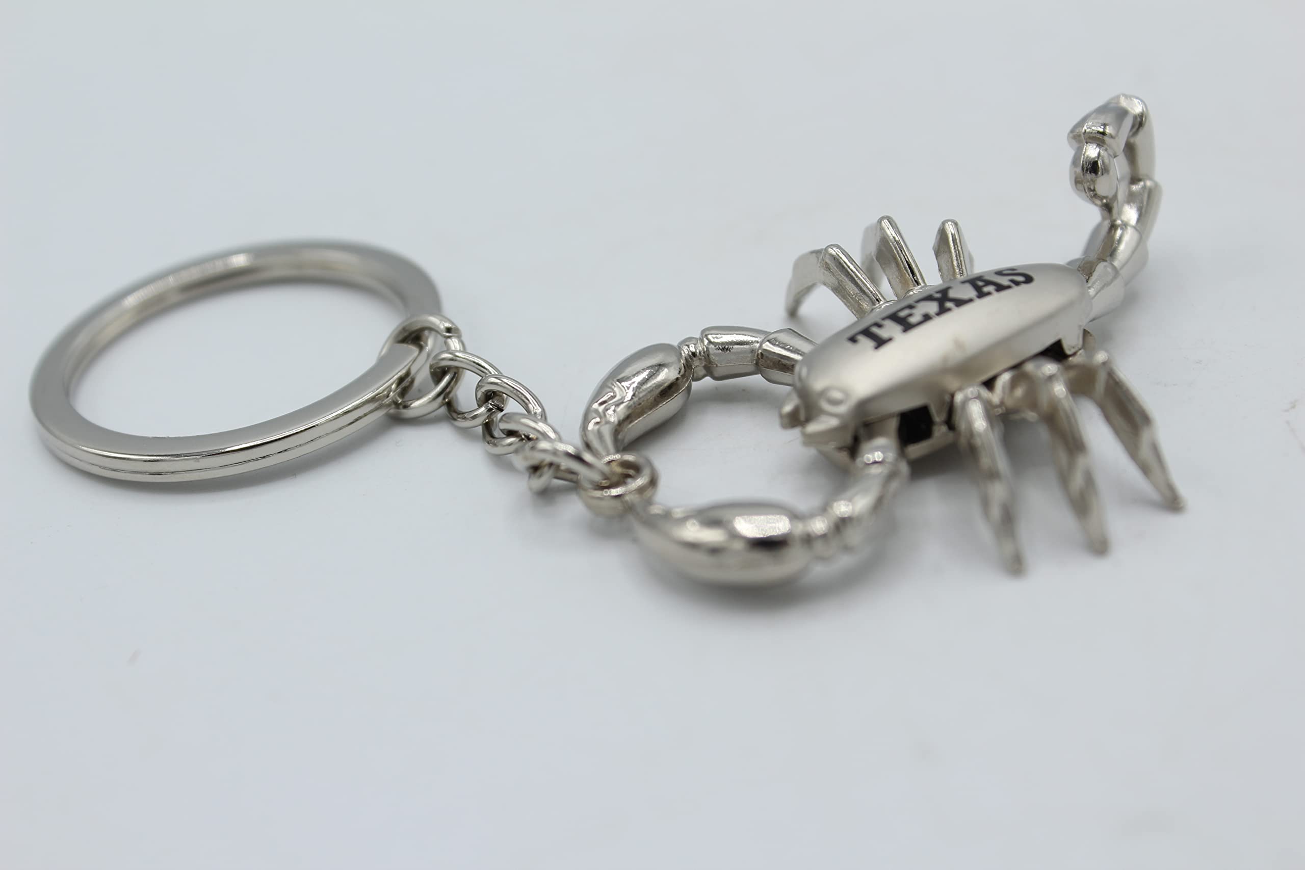 EastMeetsWest Metal Texas Scorpion Key Chain Keychain Handbag Backpack Charm