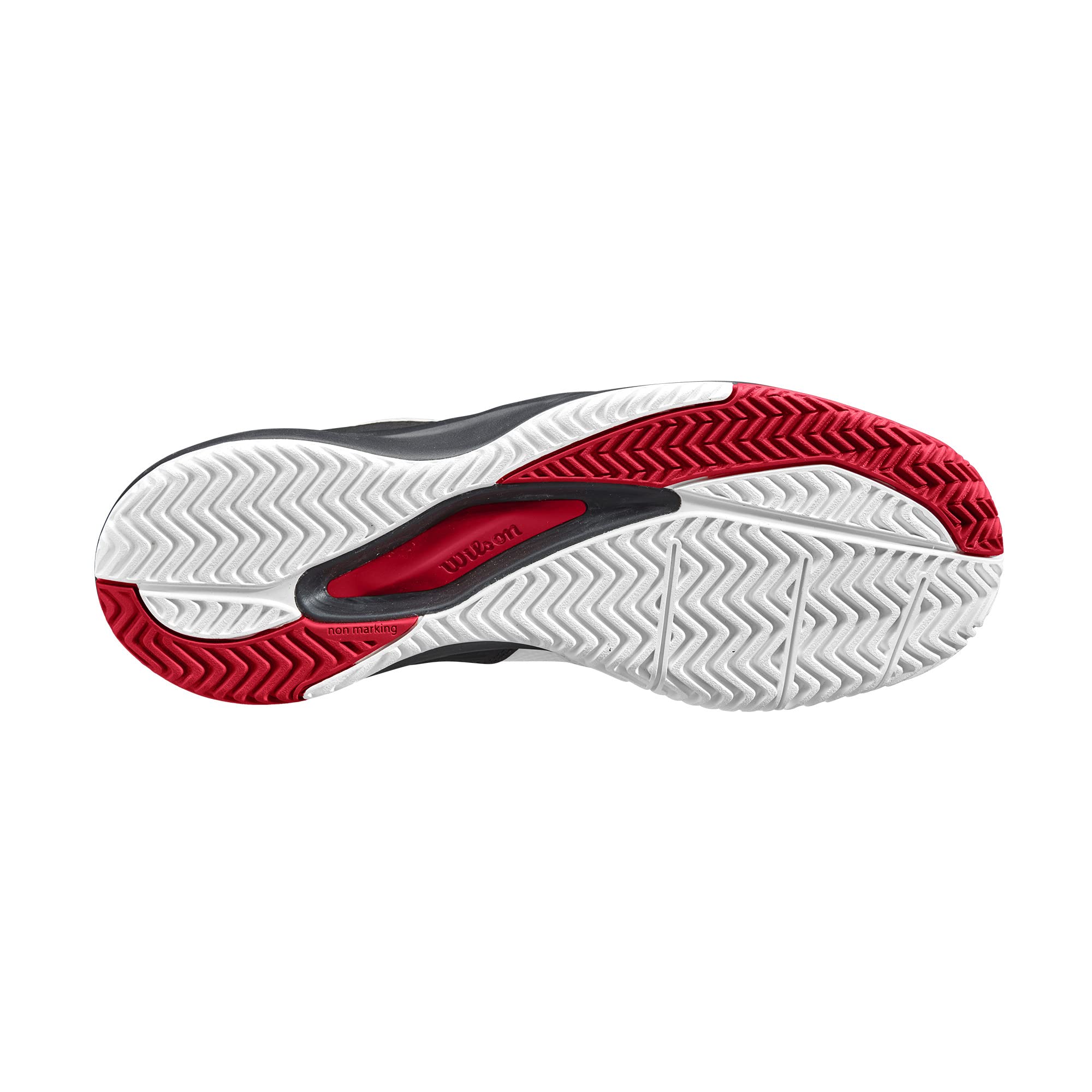 WILSON Rush Pro Ace White/Black/Poppy Red 9 D (M)