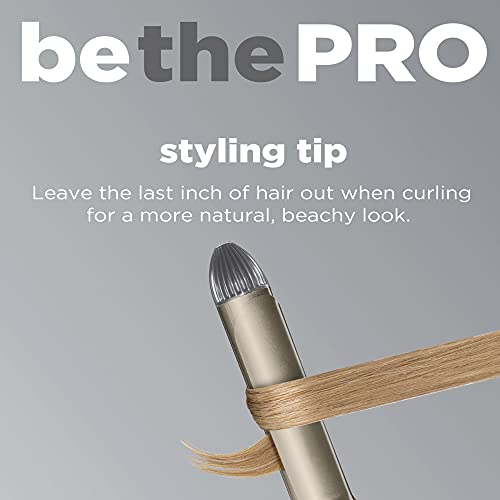 CONAIR INFINITIPRO Tourmaline 1-Inch Ceramic Curling Iron, 1-inch barrel produces classic curls β for use on short, medium, and long hair