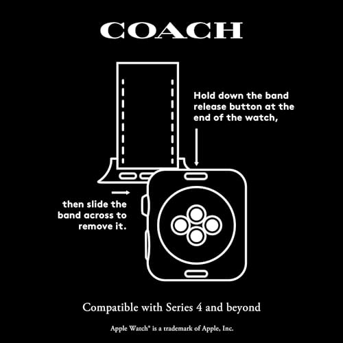 Coach Apple Watch Strap | Elevate Your Look and Customize Your Timepiece (Model 14700064)