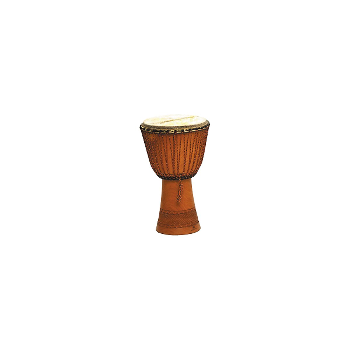 Overseas Connection Traditional Djembe, Natural 11.5x21.5 Inch