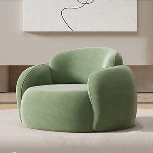 Generic Luxury Minimalist Lounge Sofa â Modern Comfort Single Seater Green, 31.49*28.74*31.49in