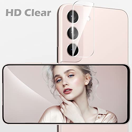 imluckies Camera Lens Protector for Samsung Galaxy S22 & S22 Plus [4 pack], Scratch-resistant Tempered Glass Back Camera Lens Cover, Ultra-thin, Easy Installation Lens Protector, Clear