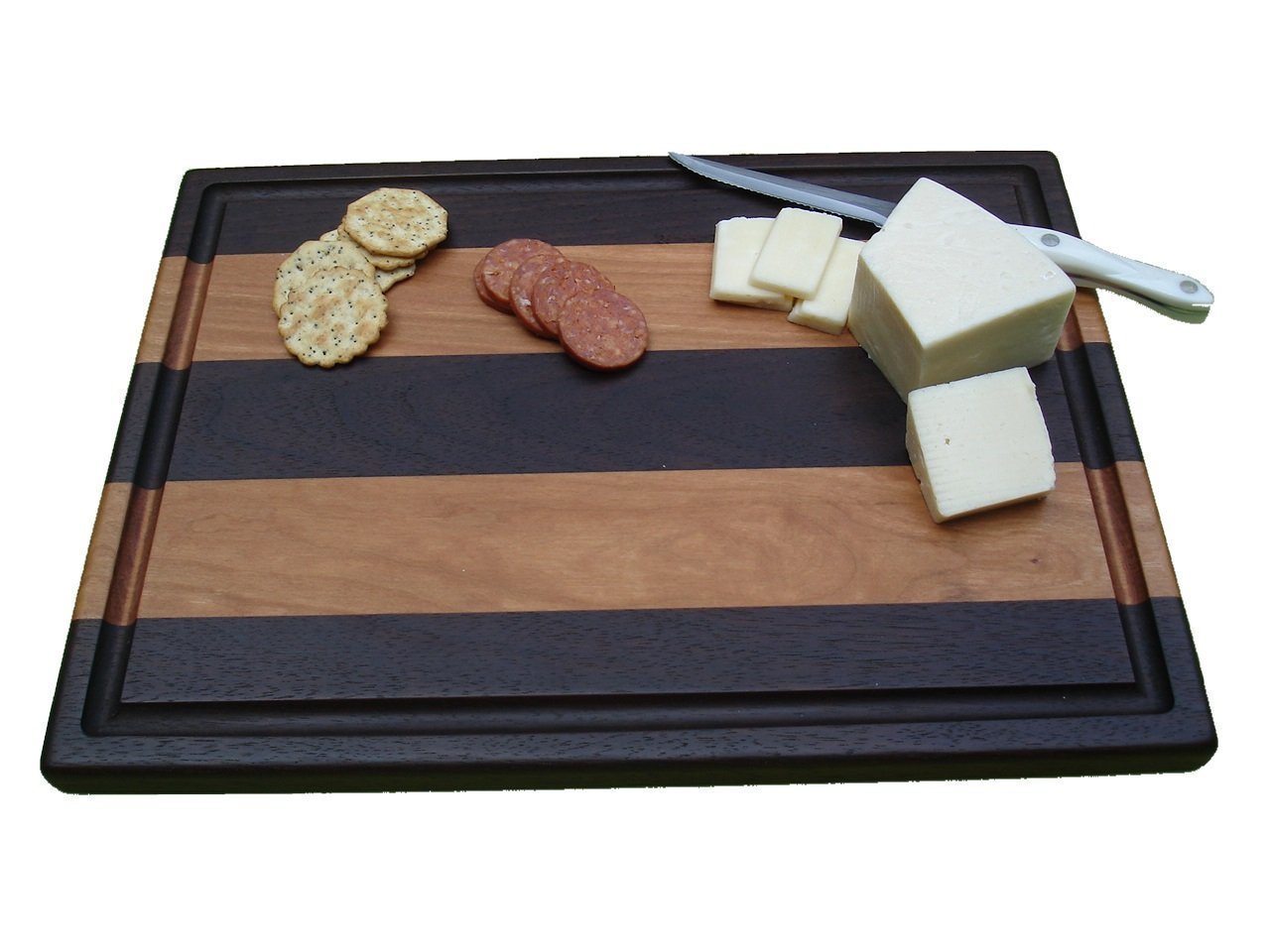 Farmhouse Collection Large Cutting Board - Walnut & Cherry