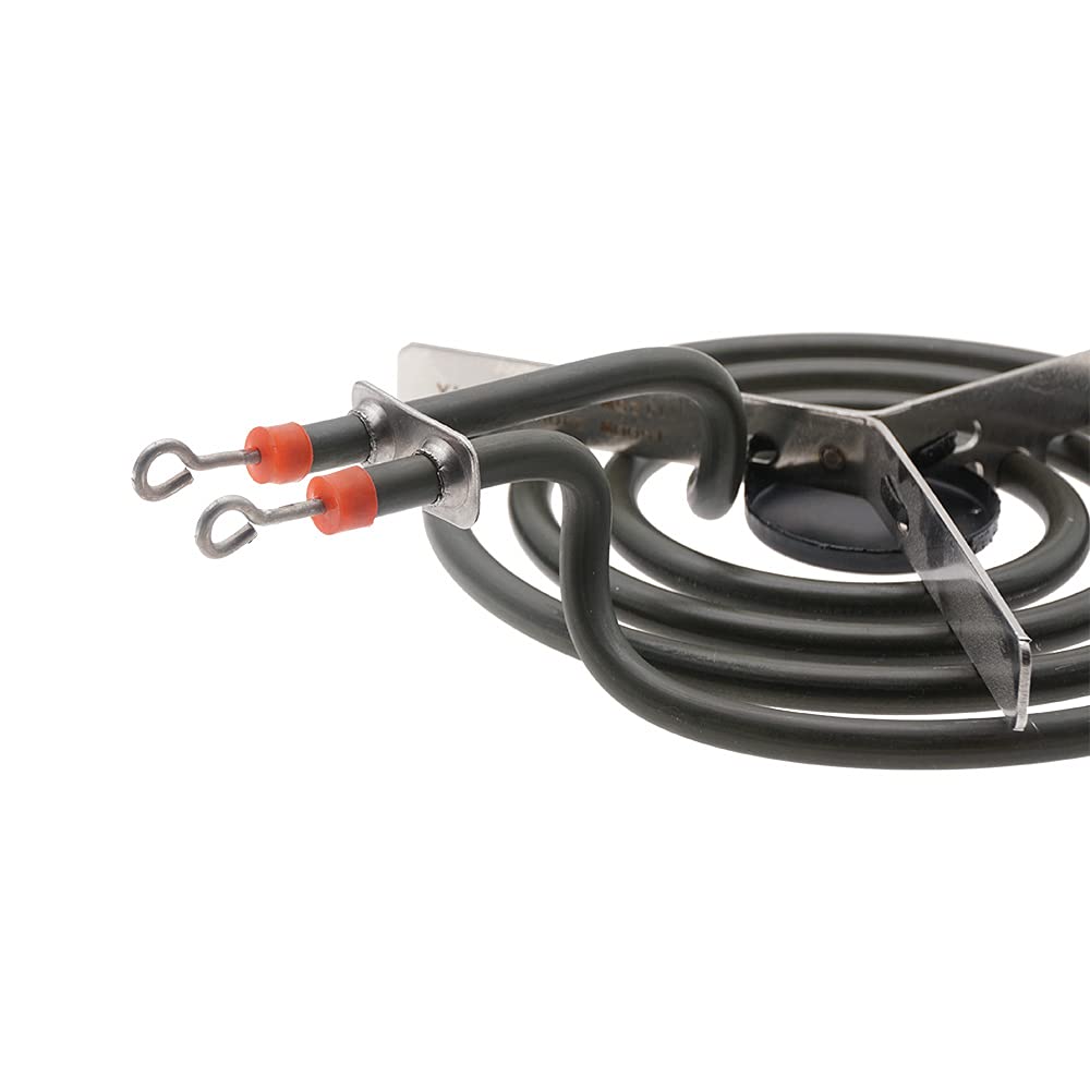 W10288051 Range Cooktop Porcelain Drip Pans and MP22YA Electric Range Burner Element Unit Set by SupHomie - Compatible with Whirlpool Amana Electric Range Stove