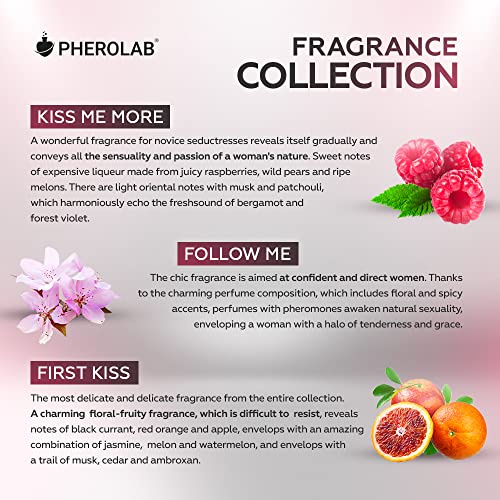 PHEROLAB FollowMe Pheromone Cologne for Women [Oxytocin] Premium Pheromone Infused Oil Cologne - Women's Perfume to Attract Men