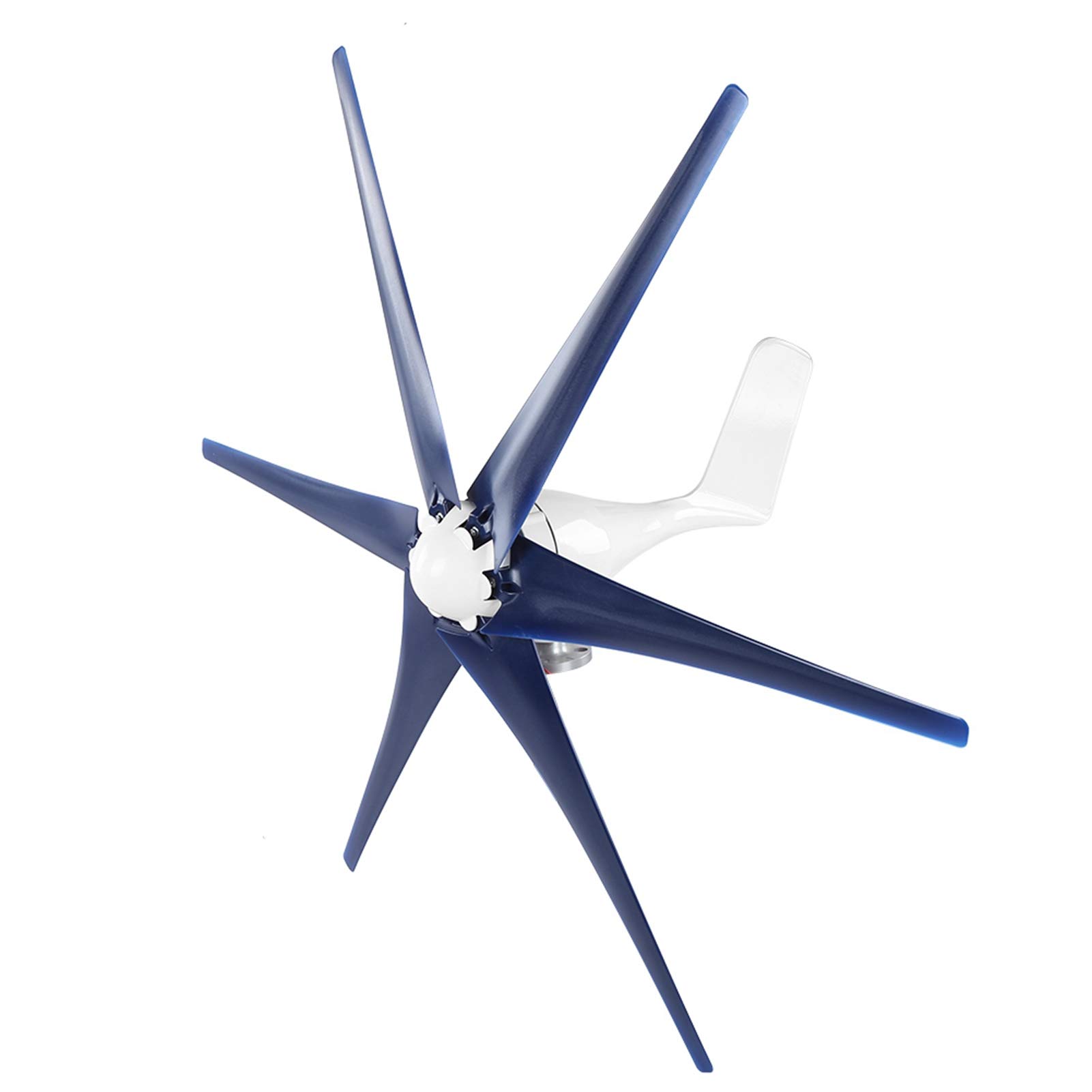 Hilitand 800W Windmill Turbines Generator Small 6 Blade Wind Industrial Machinery Equipment for Marine Home Charging (Blue 12V)