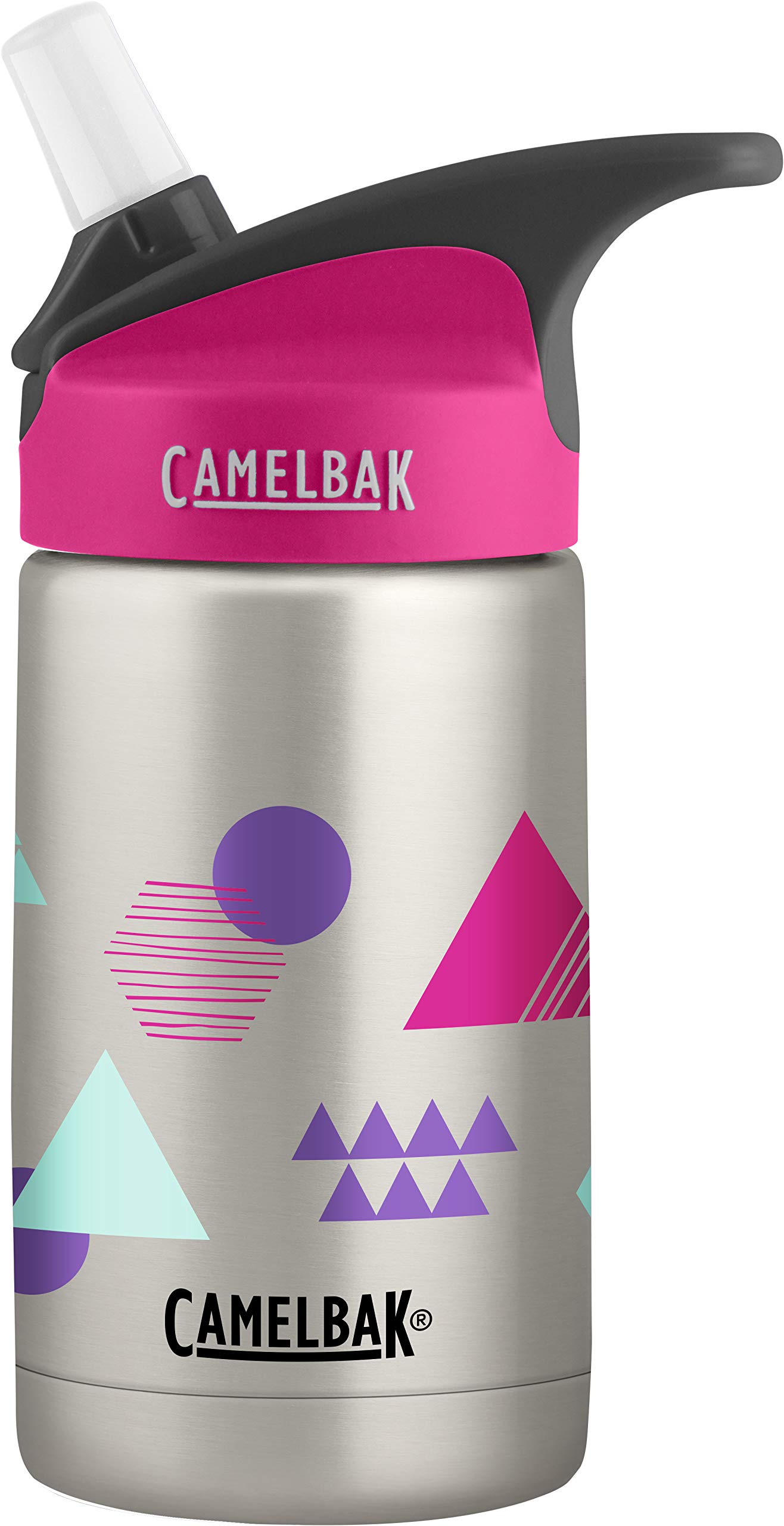 CamelBak Eddy Kids Vacuum Insulated Stainless Steel Bottle 12 oz, Layered Geo