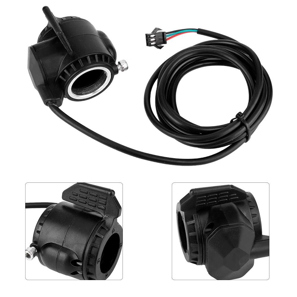 DEWIN Scooter Throttle, Thumb Throttle, Speeds Control 3 Wires Electric Bike Scooter Right Throttle Accessories Replacement Parts for 22.5mm Handlebar
