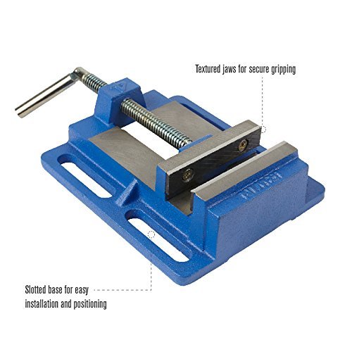 IRWIN Drill Press Vise, 4.5β Jaw Capacity, Ultimate Durability, Slotted Base (226340)