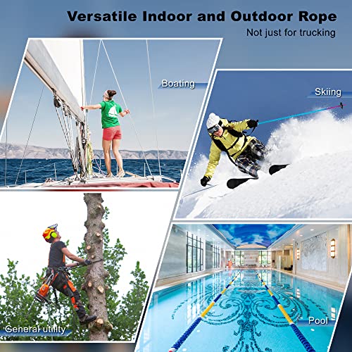 Nylon Rope Diamond Braided Black Rope 1/8inch×50feet(3mm×15m),High Strength Clothes line,Swings Nylon Cord,Hiking, Camping Poly Rope,Climbing Knots Utility Rope,Crafting Rope,Mooring Outdoor Rope