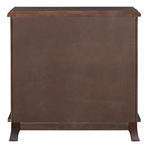 Rhomtree 30.3'' Kitchen Sideboard Buffet with Doors, Drawers and Adjustable Shelf, Storage Cabinet Wood Accent with Durable Wooden Build Large Storage Space Buffet Ample Storage Space (Brown)