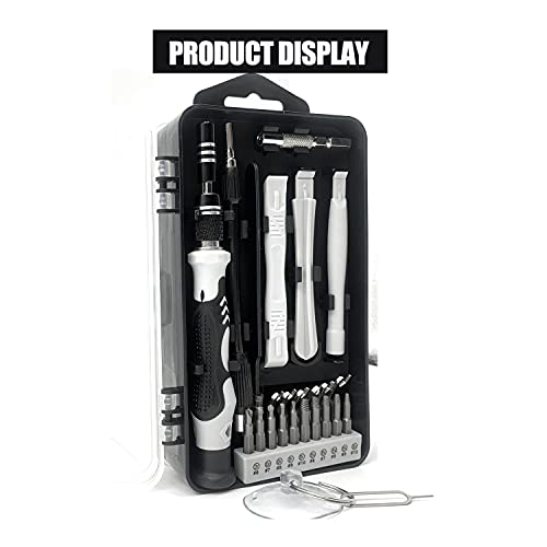 FASD FANCY 138 in 1 Magnetic Precision Screwdriver Bit Set Small,Electronic Screwdriver Kit DIY Kit for Repair and Disassembly Laptop,Computer,Cell Phone,Glasses,Game Console (BLACK)