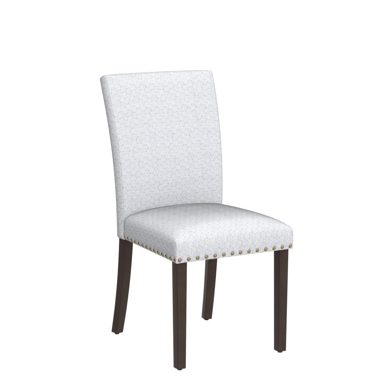 COLAMY A420-SKY2061B-2Sets fabric dining chairs, Set of 4, F-bubble