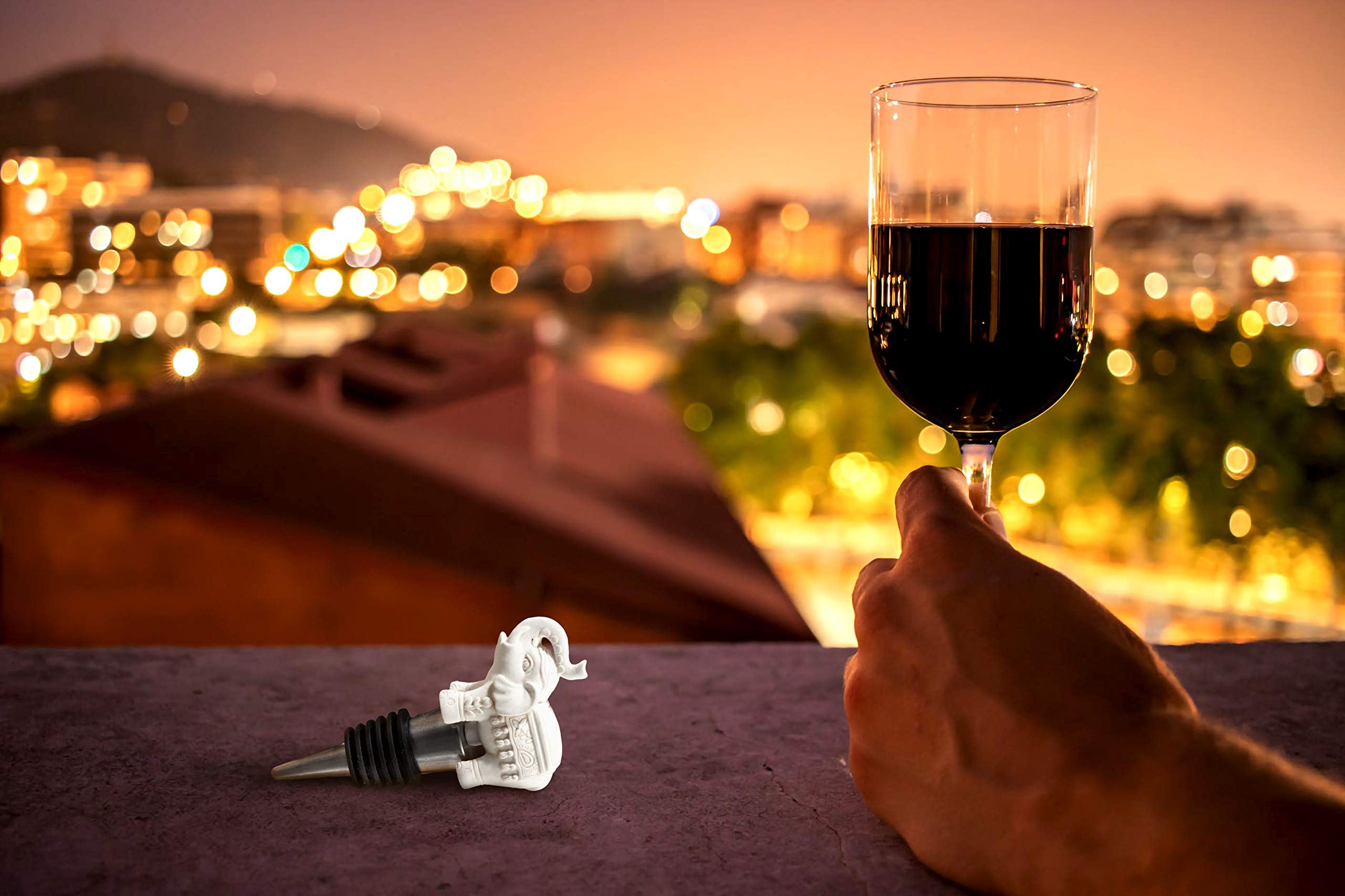 FASHIONCRAFT Elephant Bottle Stopper