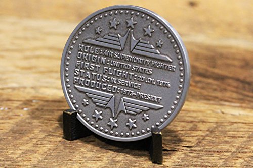 F-16 Fighting Falcon Challenge Coin! Fighter Jet Military Coin, Aircraft Plane Custom Coin! Designed by Military Veterans!