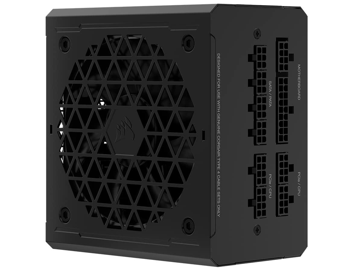 Corsair RM850e Fully Modular Low-Noise ATX Power Supply (Dual EPS12V Connectors, 105°C-Rated Capacitors, 80 Plus Gold Efficiency, Modern Standby Support), Black