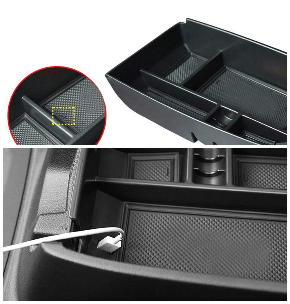 Cosilee Center Console Organizer Box Compatible for Ford Escape 2020 2021 2022/Bronco Sport 2021 2022 Armrest Storage Box Interior Accessories