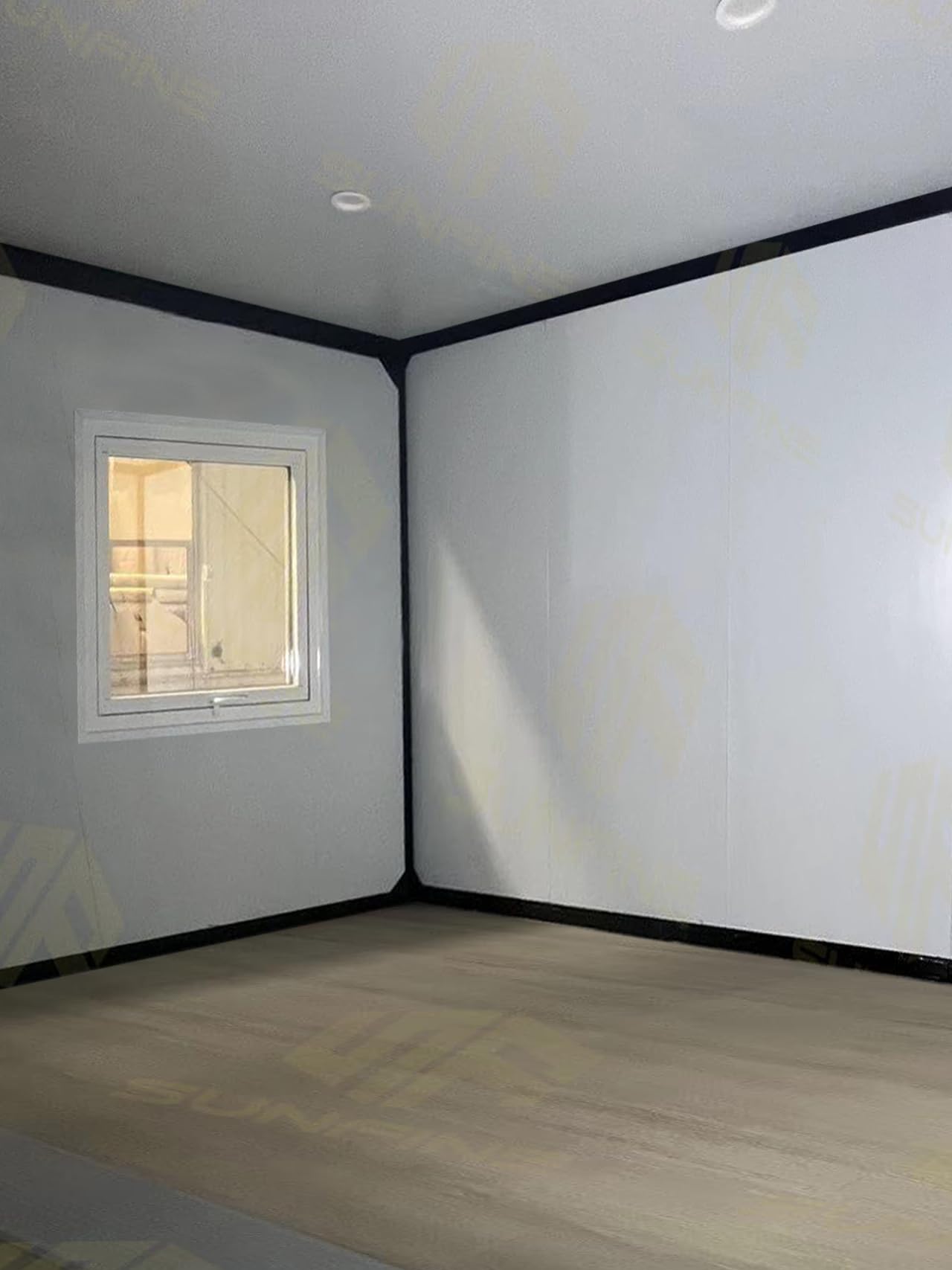 Generic Portable prefabricated house 13x20ft prefab tiny home with Restroom, Mobile Expandable Plastic Prefab House for Hotel, Office, Guard House, Shop, Villa, Warehouse, container house, white