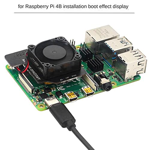 Erhai for Raspberry Pie 4B/3B/3B+/3A+ 12 GPIO Power Supply Radiator Switch Radiator with Copper Metal Base ON/Off