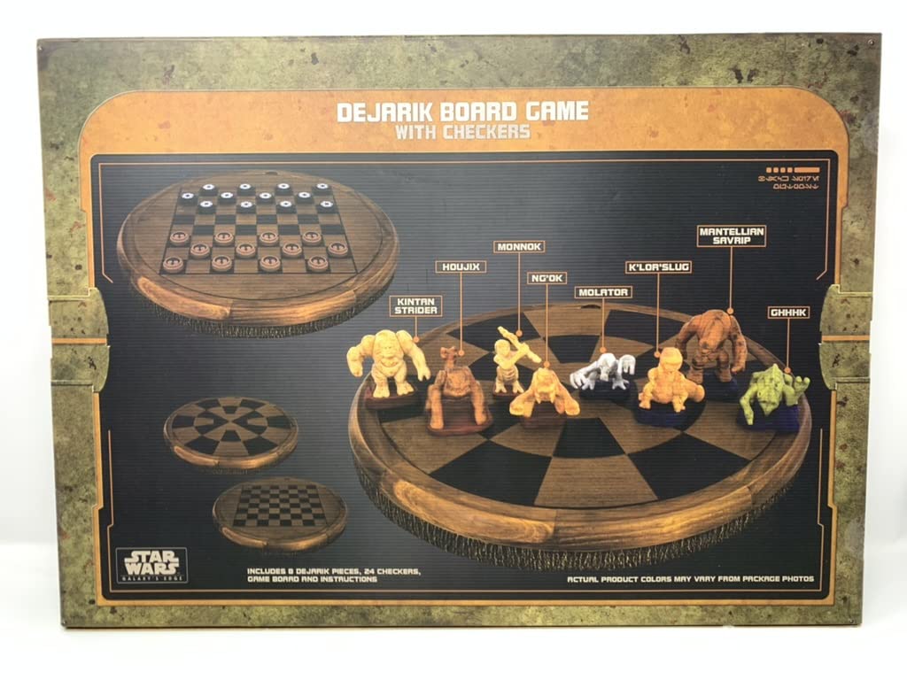 Star Wars Galaxy's Edge Dejarik Board Game with Checkers