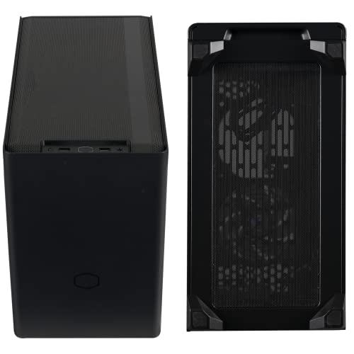 Cooler Master NR200 SFF Small Form Factor Mini-ITX Case, Vented Panels, Triple-slot GPU, Tool-Free, 1x 120mm Fan, 1x 92mm, 360 Degree Accessibility (MCB-NR200-KNNN-S00)