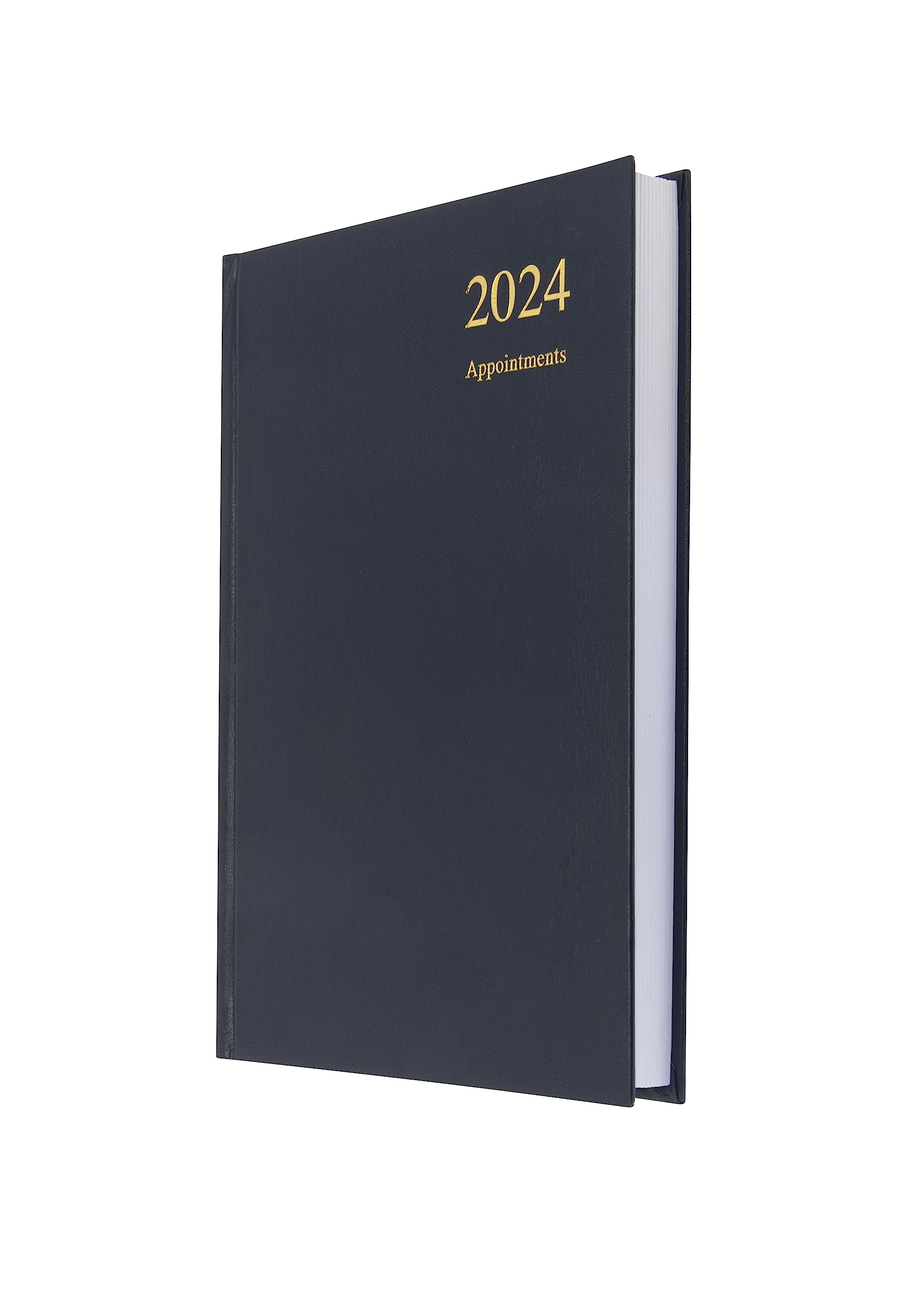 Collins Essential 2024 Daily Planner With Appointments - Daily Calendar 2024 Page A Day Diary, Journal & Appointment Book 2024 - Business, Academic and Personal 2024 Planner (A5 Size, Blue)