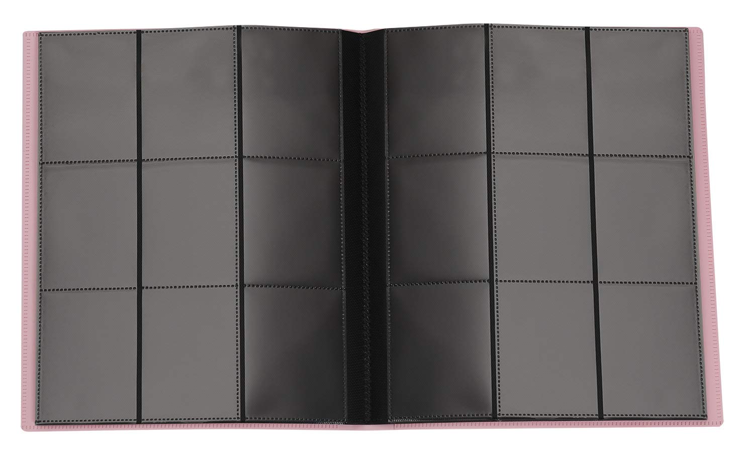 Trading Card Binder Standard Size Trading Card Holder Protector Album 360 Pockets Pink