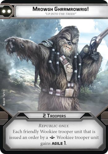 Star Wars: Legion Wookie Warriors Unit Expansion - Powerful Wookiees! Tabletop Miniatures Game, Strategy Game for Kids and Adults, Ages 14+, 2 Players, 3 Hour Playtime, Made by Atomic Mass Games