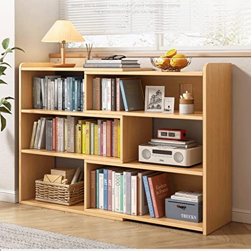 GELTDN Simple Bookshelf Shelf Wall Home Bedroom Storage Cabinet Office Study Bookcase Bookshelf Storage ( Color : E , Size : 90cm )