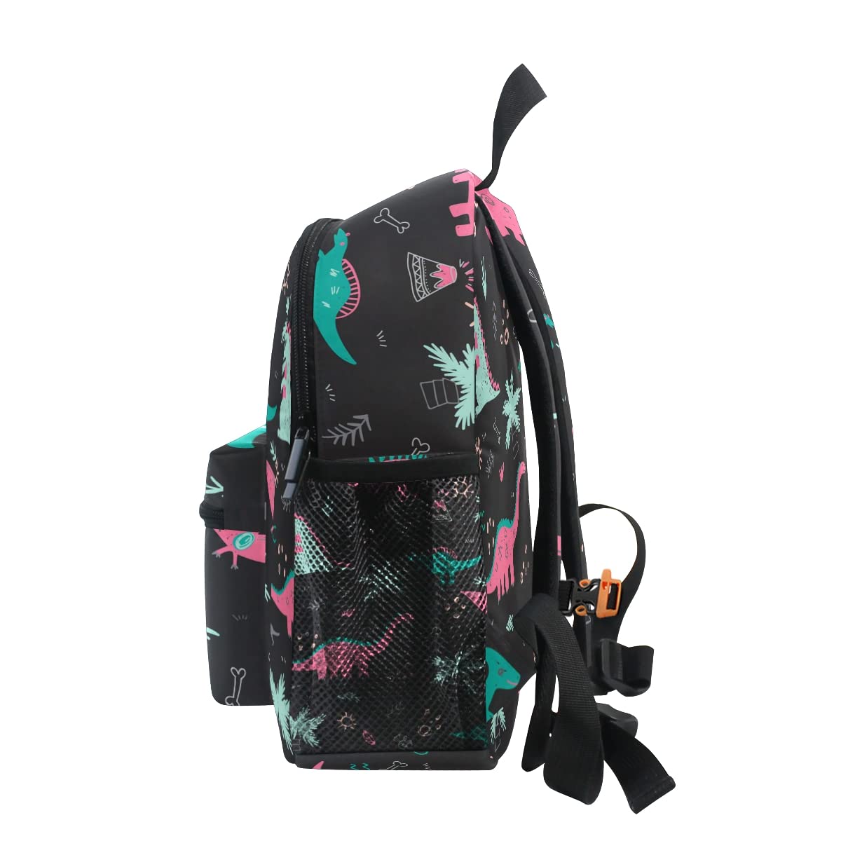 OREZI Custom Kid's Name Toddler Backpack,Personalized Backpack with Name/Text Daycare Bag,Customization (Childish Pink Dinosaur) Nursery Bag Preschool Backpack Baby Diaper Bag, toddler bag