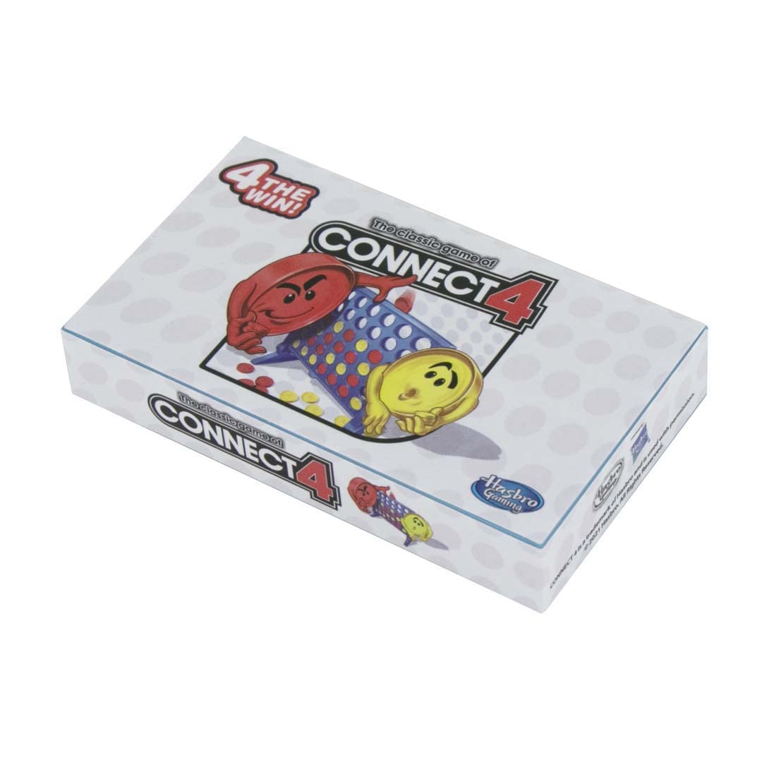 World's Smallest Connect 4 Board Game, Miniature Classic Game with Grid, Case & Tokens, Fun for All Ages, Family Games for Kids, Perfect for Stocking Stuffers, Easter Baskets, Party Favors, Ages 6+