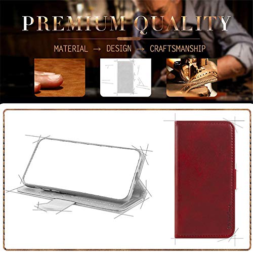Infinix Smart 5A Case, Leather Wallet Case with Cash & Card Slots Soft TPU Back Cover Magnet Flip Case for Infinix Smart 5A (6.6β)