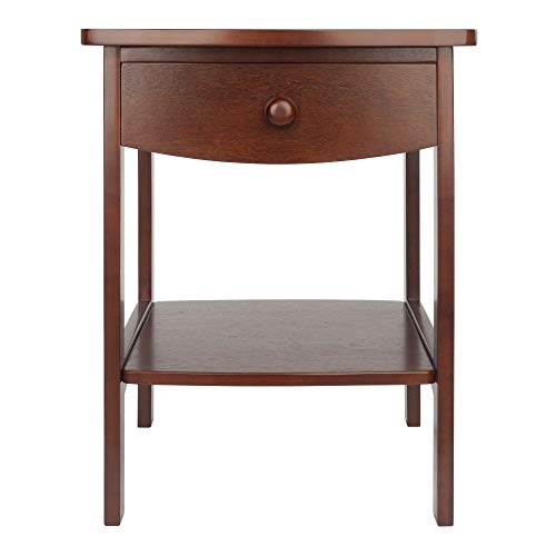 Winsome Wood Claire Accent Table, Walnut