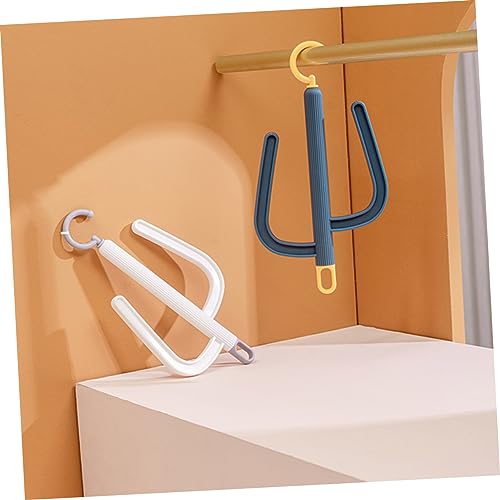 Swivel Hook Hanger Small Drying Rack Multi Purpose Hanger Swivel Hooks Small Clothes Drying Rack Shoe Racks Shoes Hanger Slipper Drying Racks Shoe Hook abs rotatable to Rotate