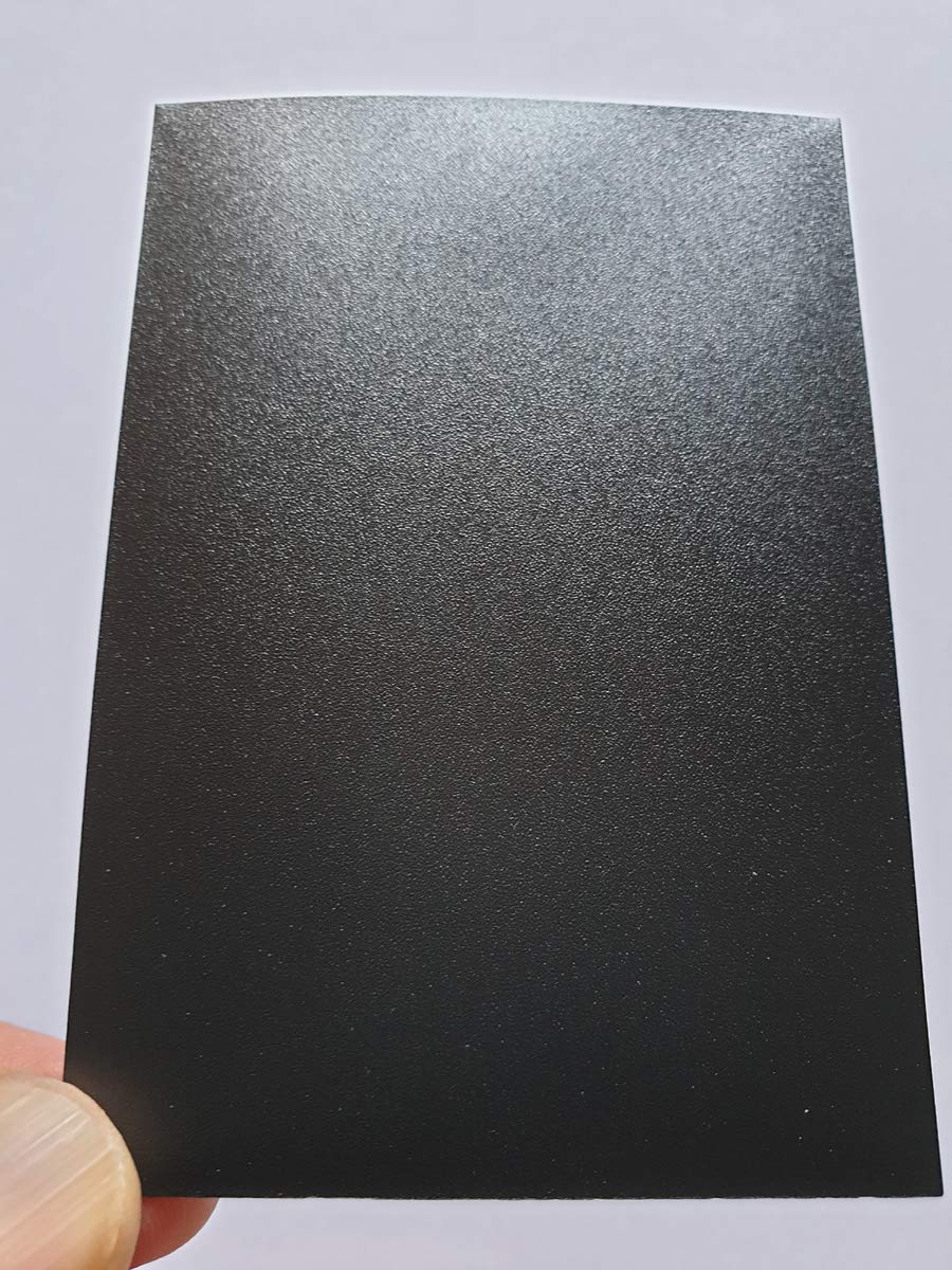 Yugioh Card Sleeves - Prismatic Holographic Matte Black - 60ct