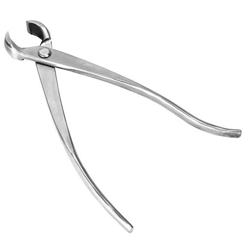 Fdit 210mm Stainless Steel Knob Cutter Bonsai Cutter Concave Cutter Gardening Tool Plant Bosai Branch Cutter