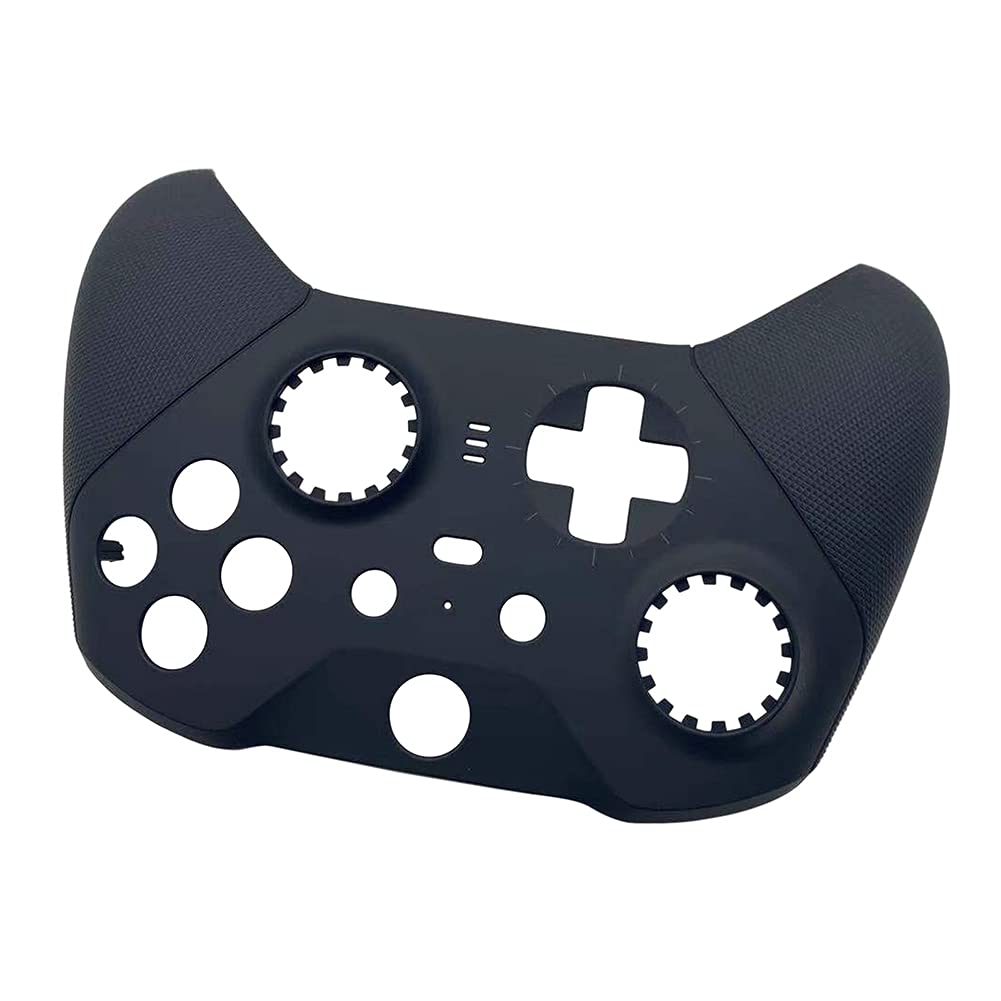 Cowhilan Replacement Front Back Housing Shell Faceplate Case Repair Parts Compatible with Xbox One Elite Series 2 Controller (Black)