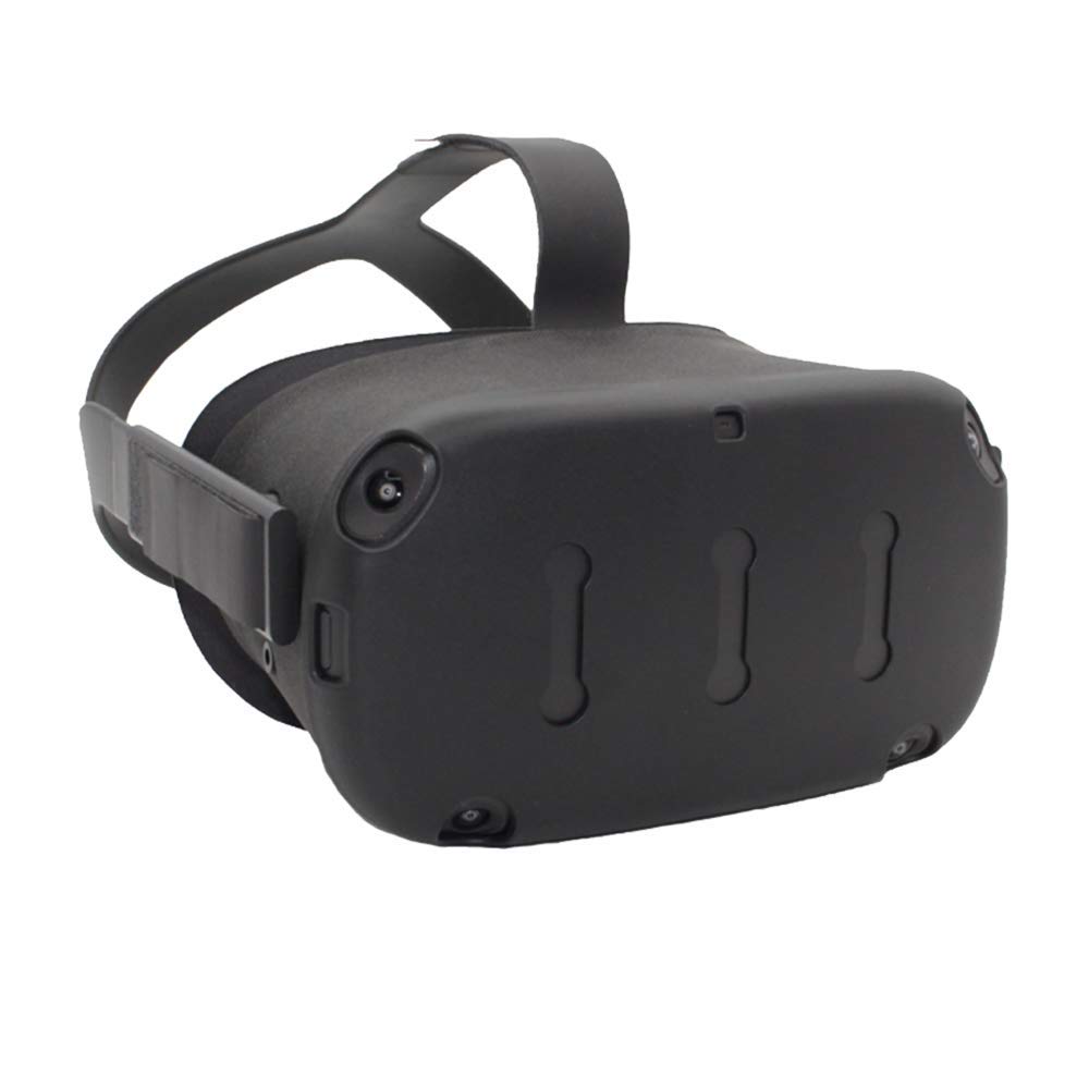 Cover Set for Oculus Quest VR Headset Accessories,Touch Controller Grip Cover & Face Pad Cover & Front Eye Protective Head Cover Skin & VR Lens Cover(Does NOT Apply for Oculus Quest 2)