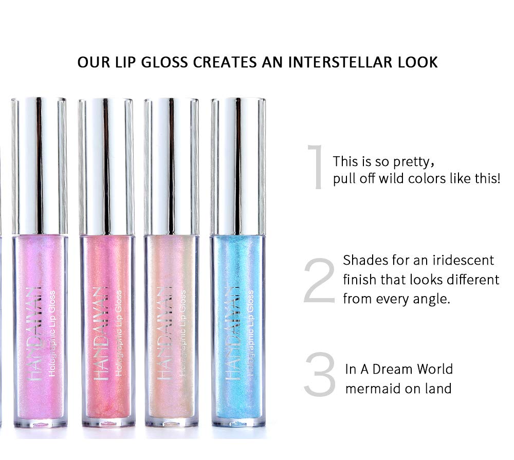 COOSA Glitter Liquid Lipsticks Set 6 color Diamond Shimmer Metallic Lipstick Waterproof Long Lasting Makeup Kit Face Eye Glow Shimmer Shinning Lip Gloss Set